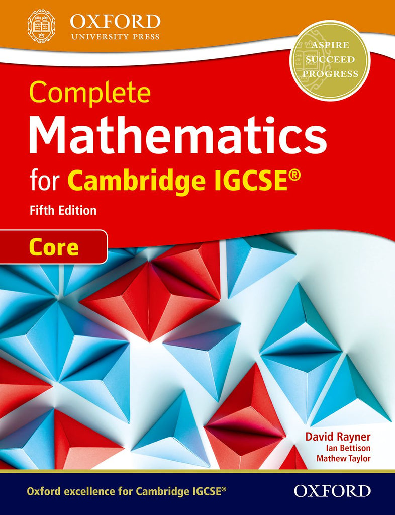 Complete Mathematics for Cambridge IGCSE Student Book (Core) 5th editi – Elex Academic Bookstore