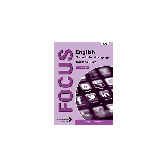 Focus English First Additional Language Grade 12 Teacher's Guide ePDF – Elex Academic Bookstore