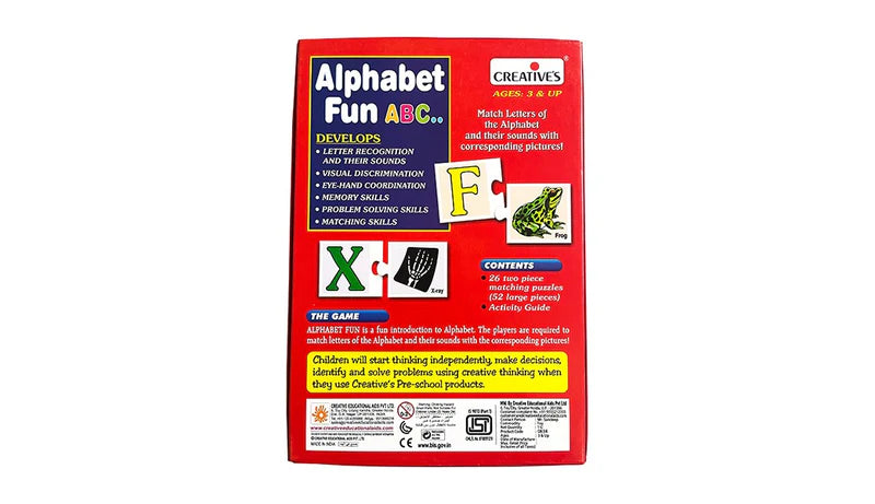 Creatives - Pre-School Alphabet Fun Abc – Elex Academic Bookstore