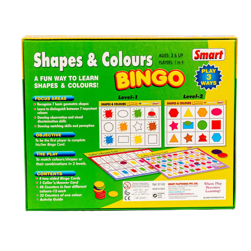 Creatives - Shapes And Colours Bingo Game – Elex Academic Bookstore