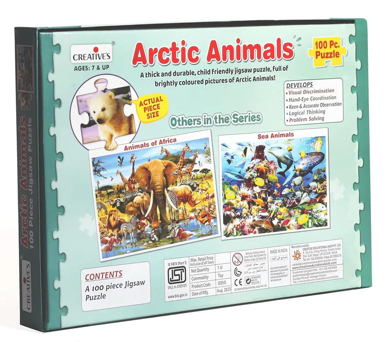 Creatives - Animals Of Arctic Puzzle 100 Piece – Elex Academic Bookstore