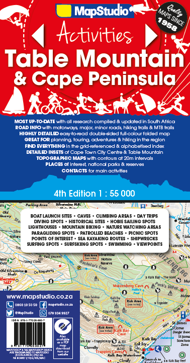 Table Mountain Road Map – Elex Academic Bookstore