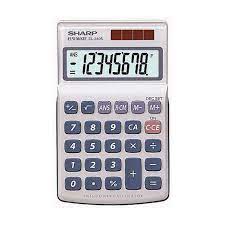 SHARP EL-240 SOLAR Calculator – Elex Academic Bookstore