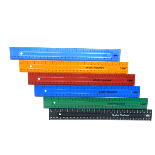 BIC Shatterproof Rulers – Elex Academic Bookstore