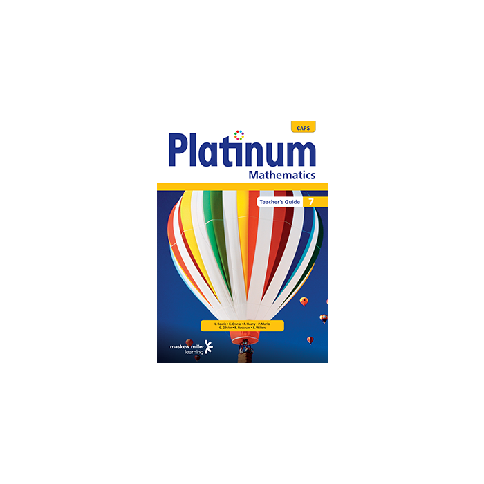 Platinum Mathematics Grade 7 Teacher's Guide ePDF (1-year licence ...