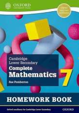 Cambridge Lower Secondary Complete Mathematics 7: Homework Book - Pack ...