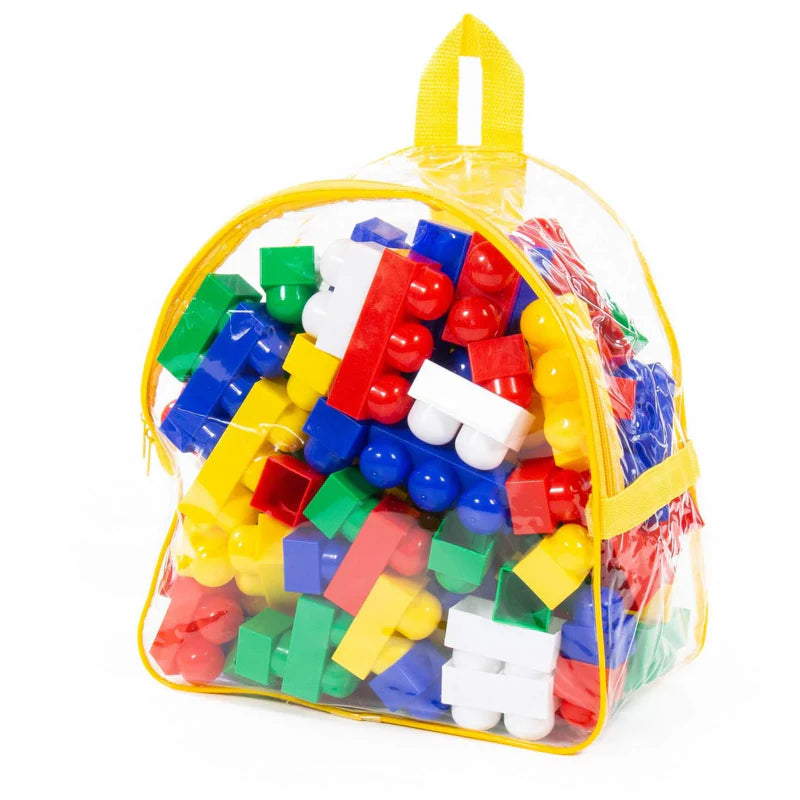 Polesie - Jumbo Blocks 100 Pieces in a Back Pack – Elex Academic Bookstore