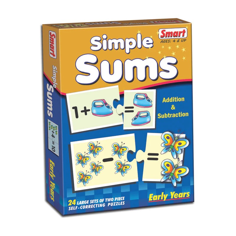 Simple Sums Children's Math's Addition & Subtraction – Elex Academic ...