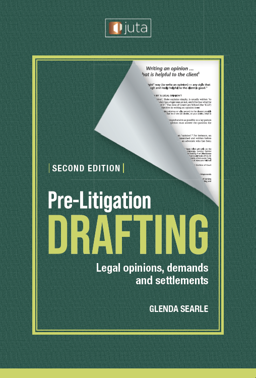 Pre-litigation Drafting 2nd edition (2021) – Elex Academic Bookstore