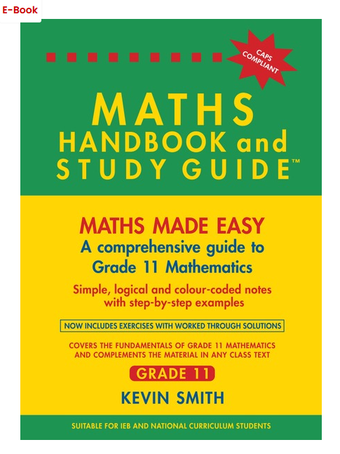 Maths Handbook & Study Guide – Grade: 11 (e-Book) – Elex Academic Bookstore
