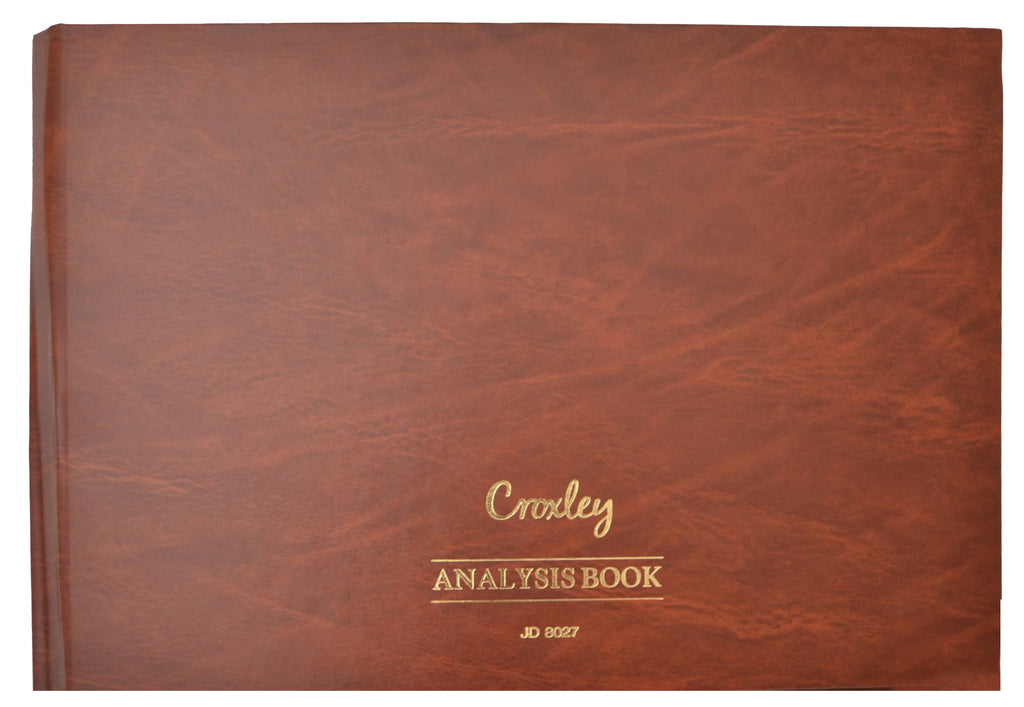 CROXLEY JD8027 Analysis Series 8 Full Bound 27 Column on 2 Page Cash E ...