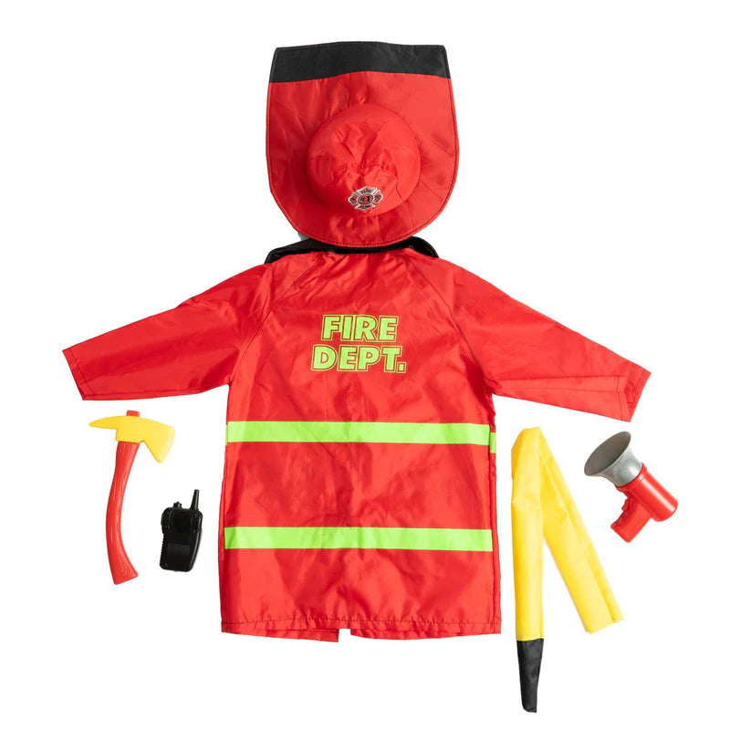 Fireman Role Play Costume Set With Speaker And Accessories – Elex ...