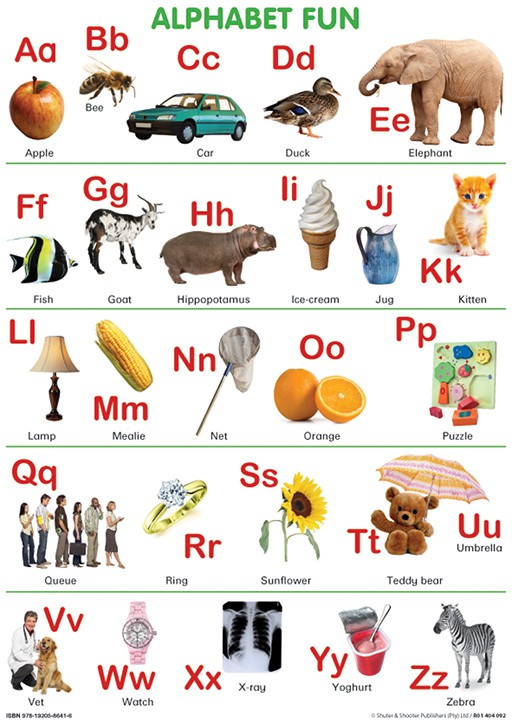 Chart: Alphabet Fun Poster A2 – Elex Academic Bookstore