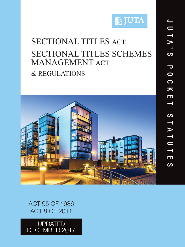 Sectional Titles Act 95 of 1986; Sectional Titles Schemes Management A ...
