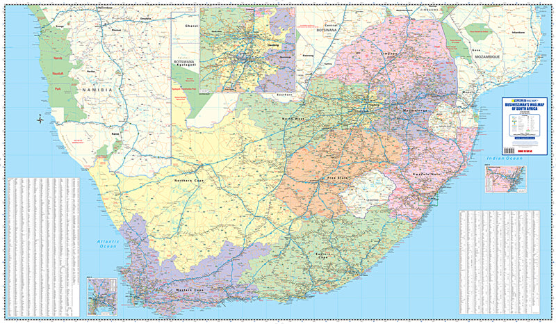 Businessman’s Map of SA 20th EDITION – Elex Academic Bookstore