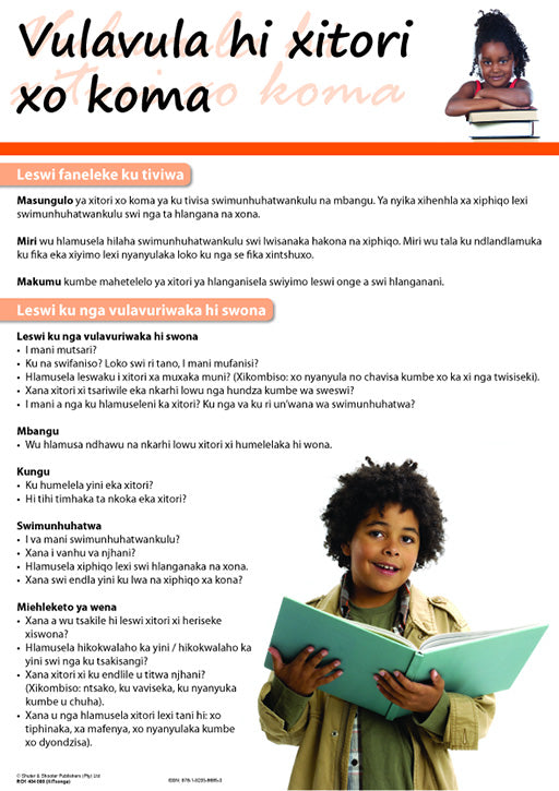 CHART: TALKING ABOUT A SHORT STORY (XITSONGA) A2 (FLAT) – Elex Academic ...