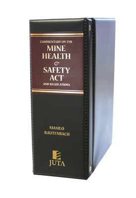 Commentary on the Mine Health and Safety Act and Regulations (Print ...