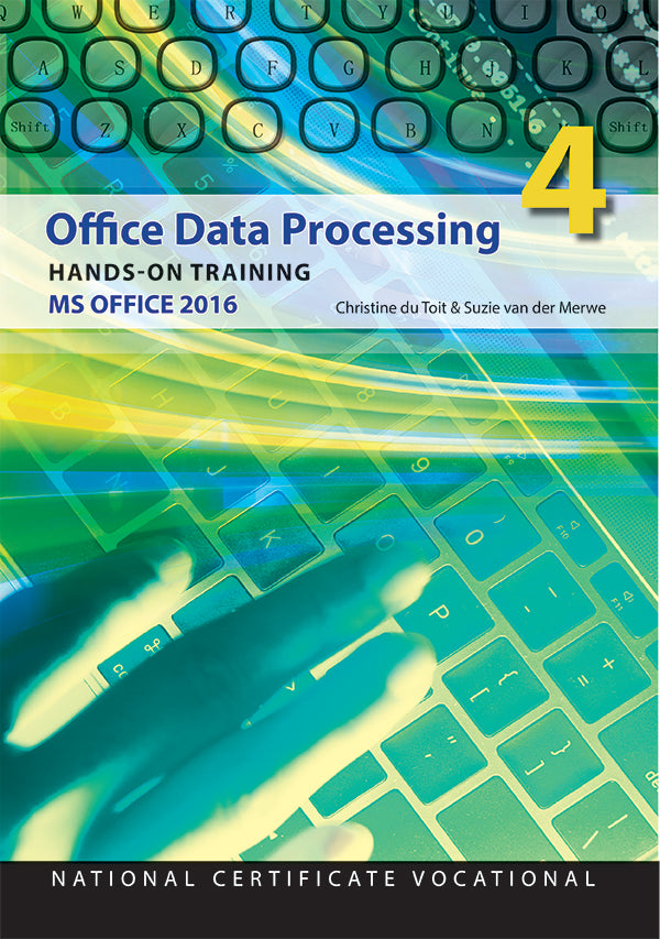 Office Data Processing Handson Training Office 2016 Elex Academic