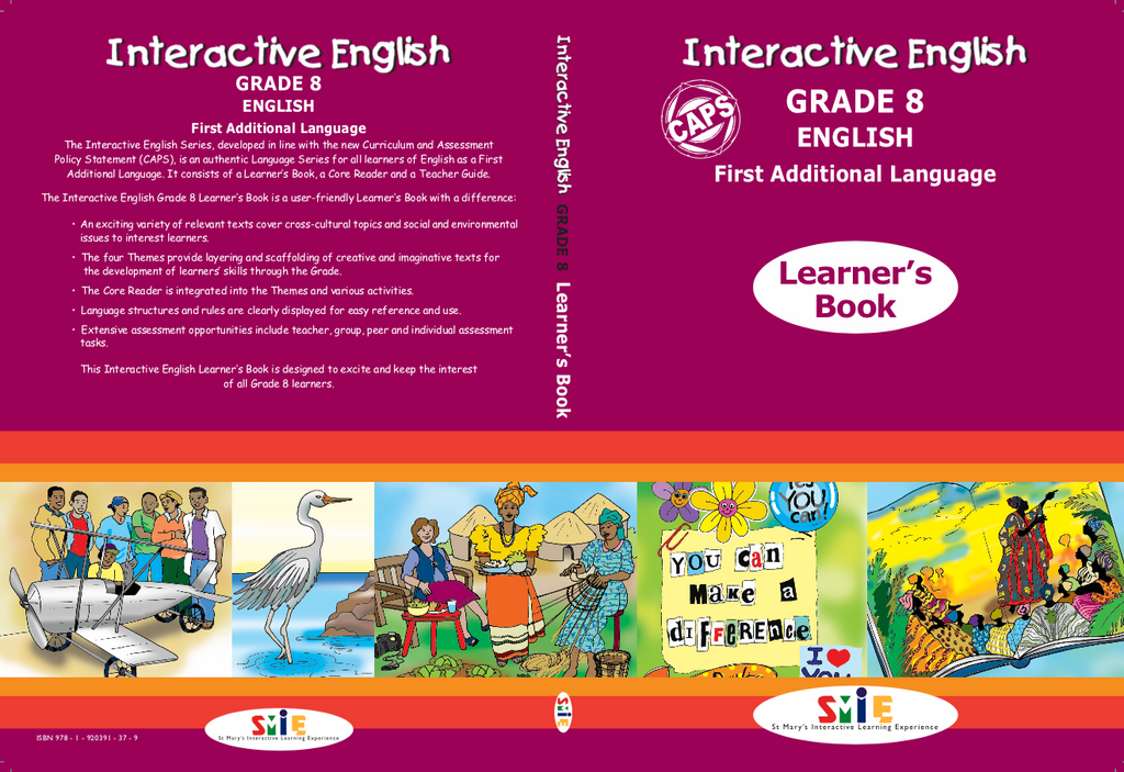 CAPS - Interactive English - Grade 8 learner’s Book – Elex Academic ...