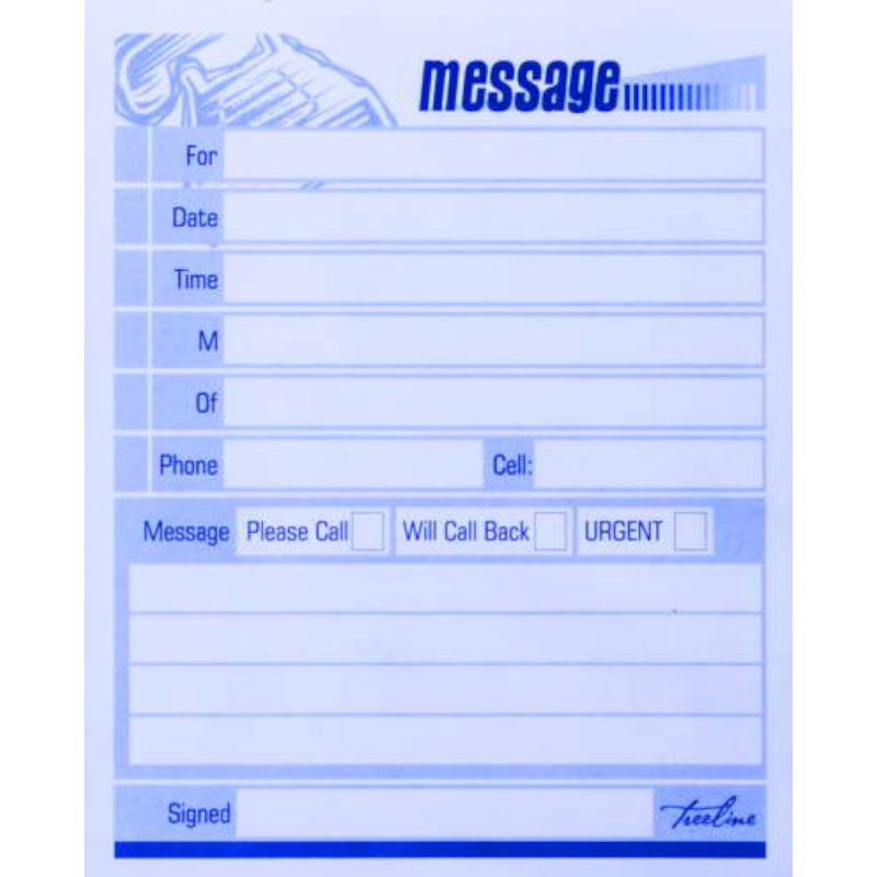 Treeline Telephone Message Pads – Elex Academic Bookstore
