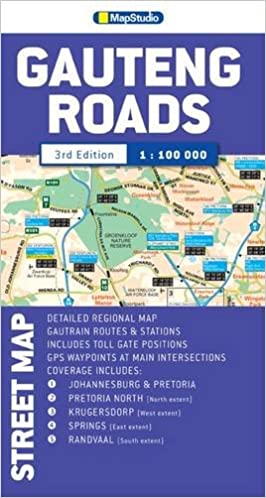Street map of Gauteng roads – Elex Academic Bookstore
