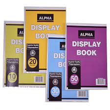 ALPHA DISPLAY BOOK 10 POCKET – Elex Academic Bookstore