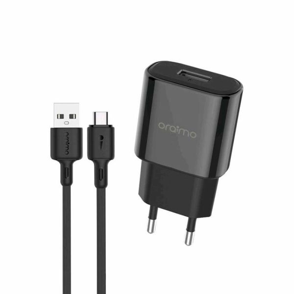Oraimo Charger Home Micro OCW-E65S 2A - Black – Elex Academic Bookstore