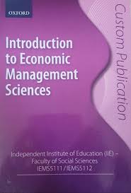 Introduction to Economic Management Sciences - Custom Publication ...
