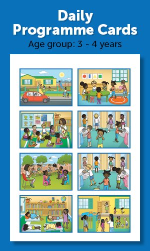 DAILY PROGRAMME CARDS 3-4 YEARS – Elex Academic Bookstore